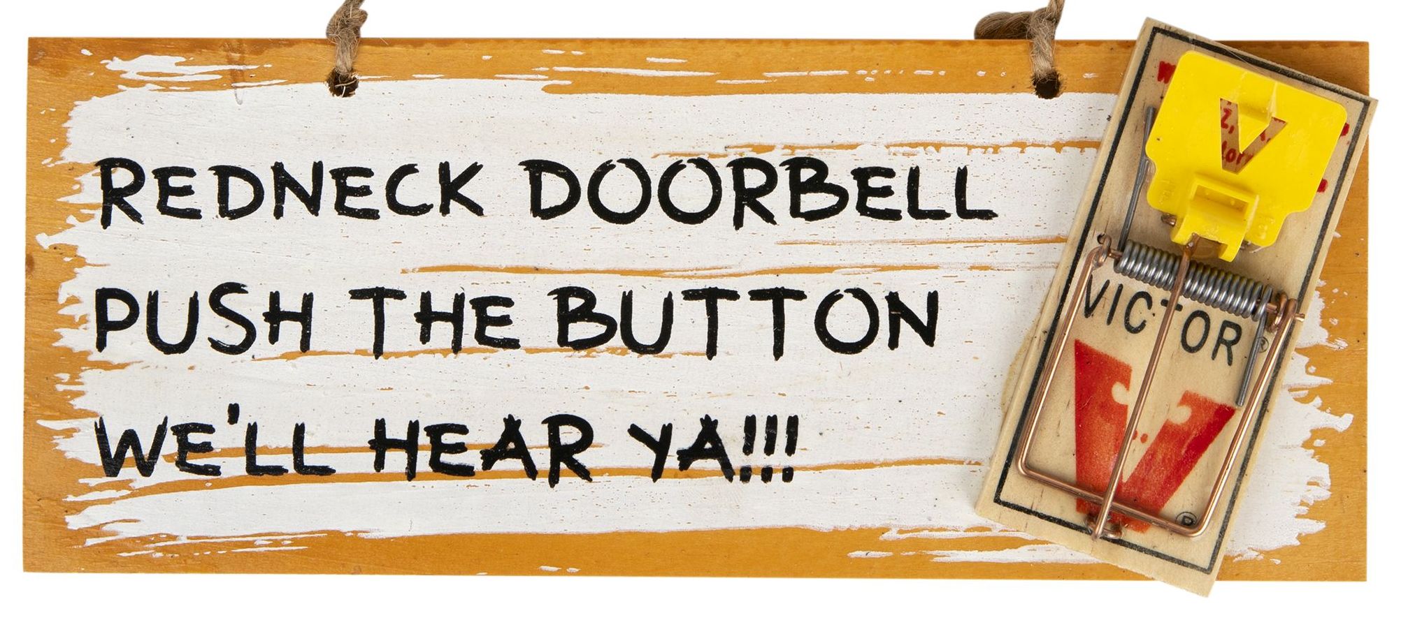 Redneck Doorbell. Guarenteed to Make Traveling Sales People Keep on Wa